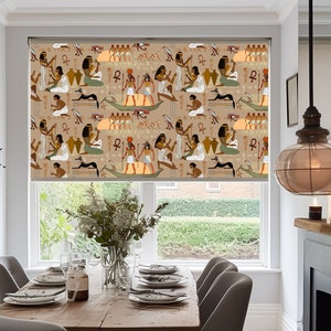 Ancient Egyptian Roller Shade: History of Egypt Window Treatment - Etsy