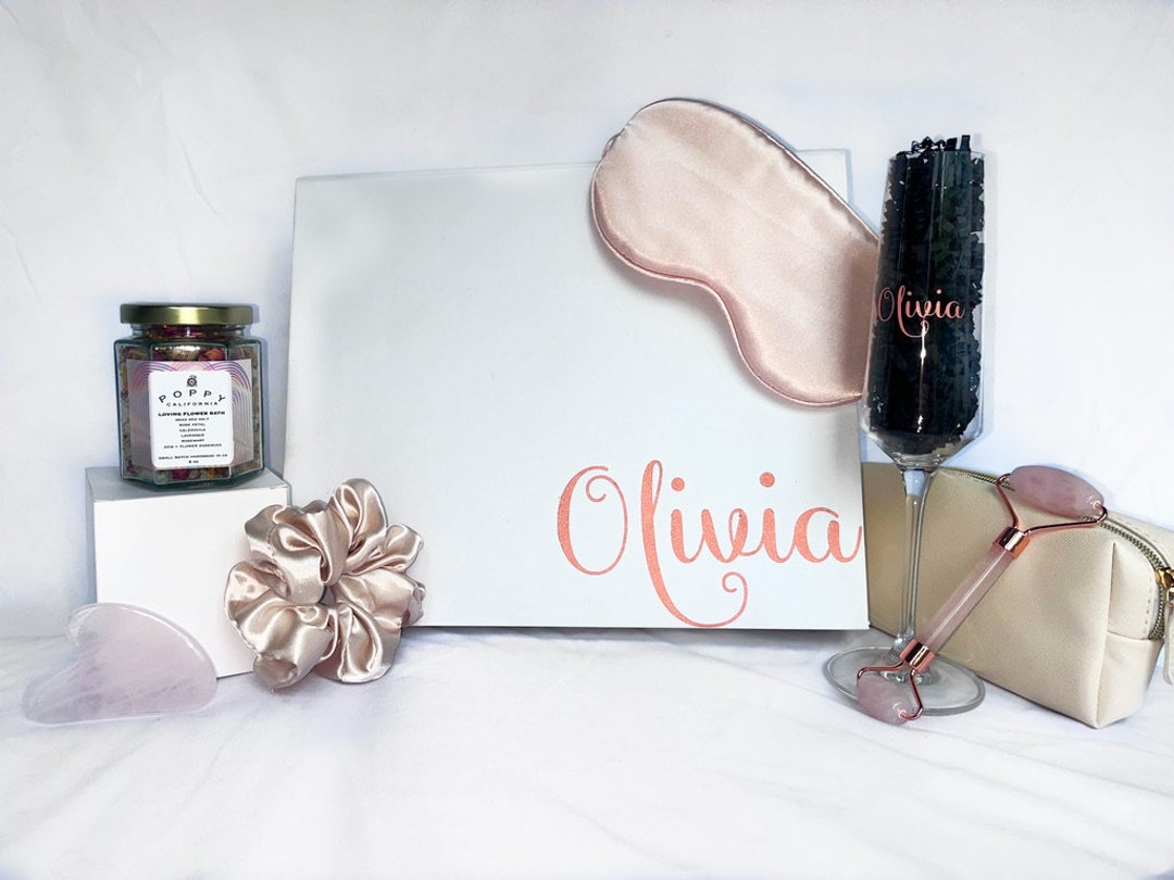 Personalized Luxury Gift Hamper Box for Her – Custom Message & Name ...
