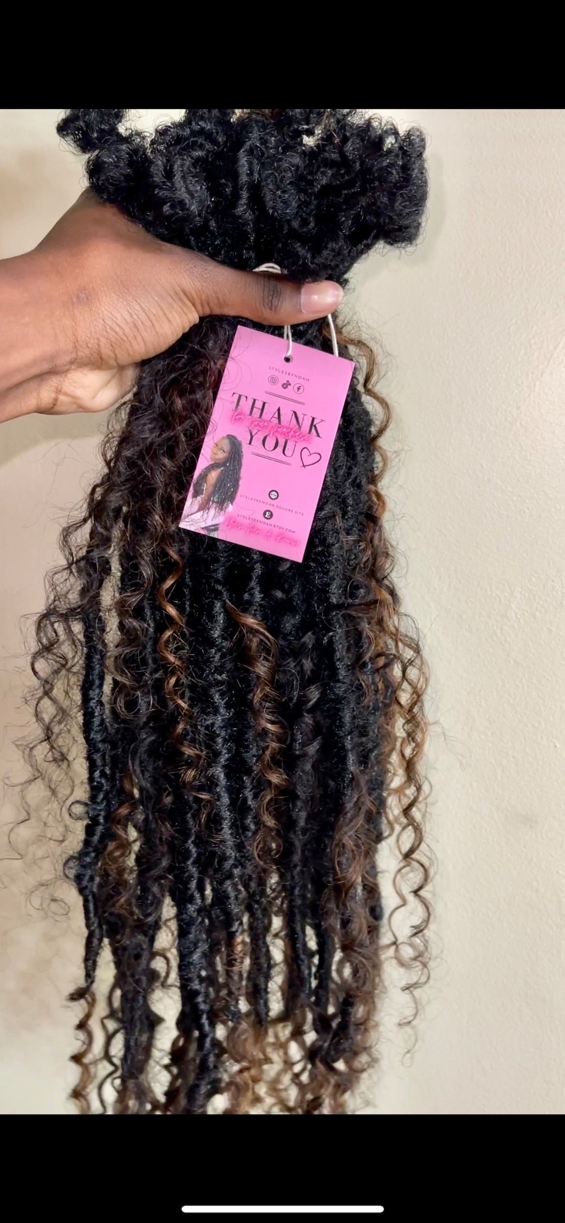 Faux Locs With Human Hair | Handmade Crochet Locs - Etsy