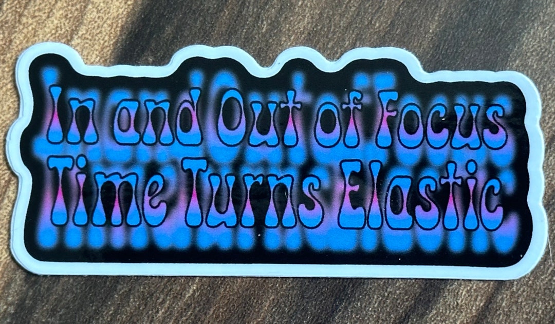 Phish Time Turns Elastic Logo Sticker - Etsy
