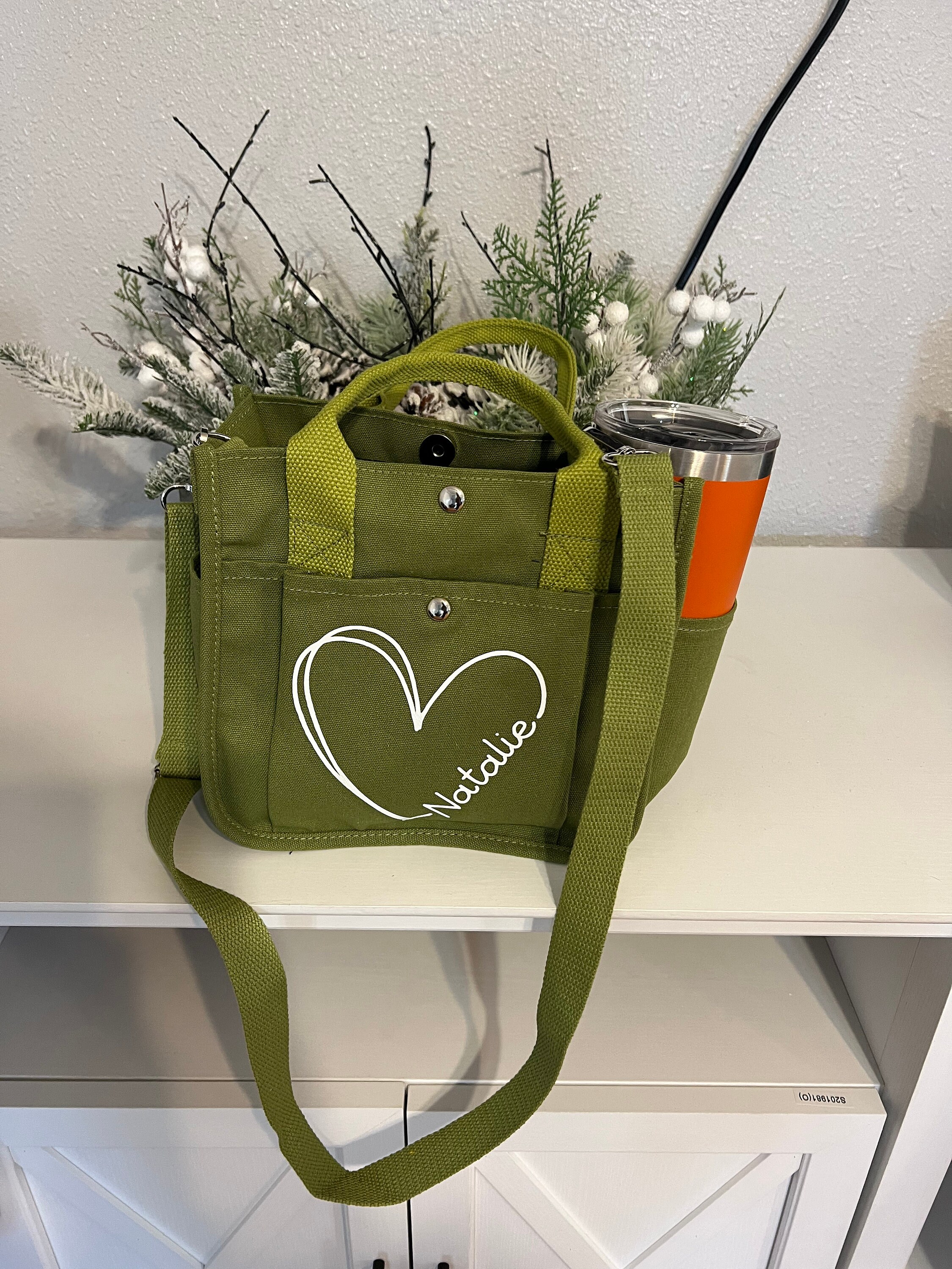 Personalized Small Canvas Tote Bag - Etsy