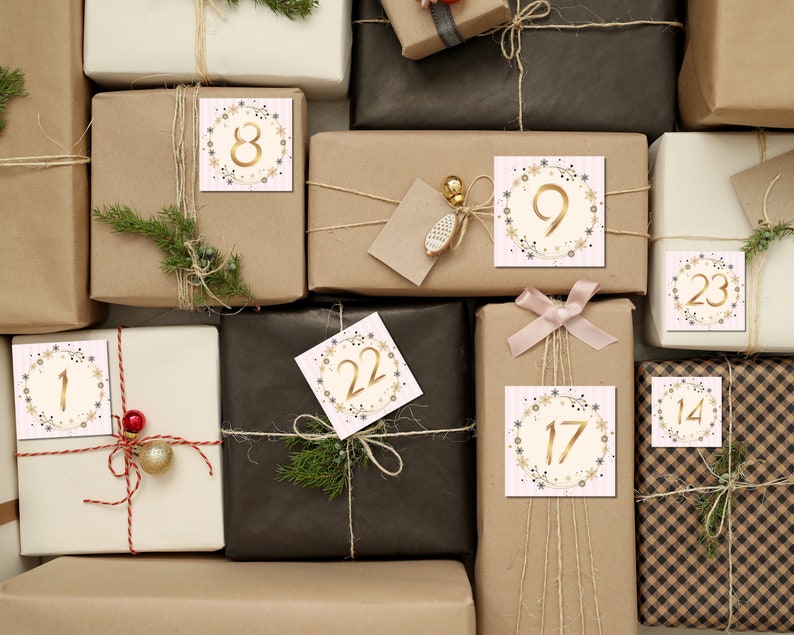 Advent Calendar, Christmas Numbers, Christmas Countdown, Advent ...