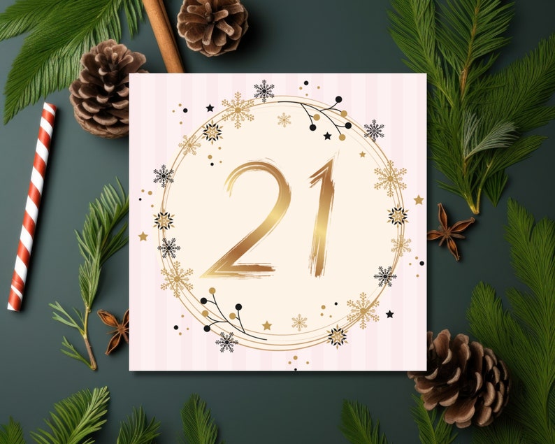 Advent Calendar, Christmas Numbers, Christmas Countdown, Advent ...