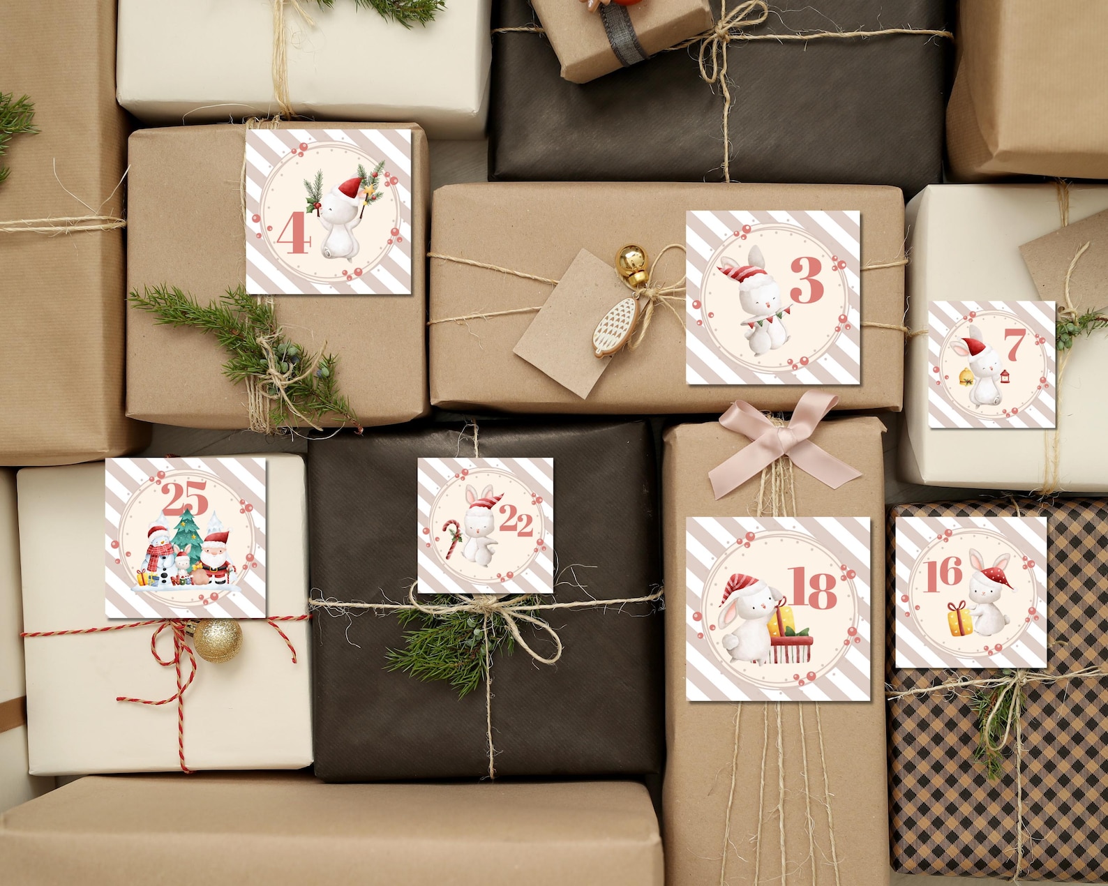 Advent Calendar, Christmas Numbers, Christmas Countdown, Advent ...