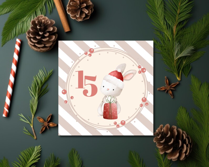 Advent Calendar, Christmas Numbers, Christmas Countdown, Advent ...