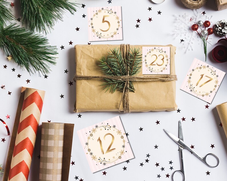 Advent Calendar, Christmas Numbers, Christmas Countdown, Advent ...