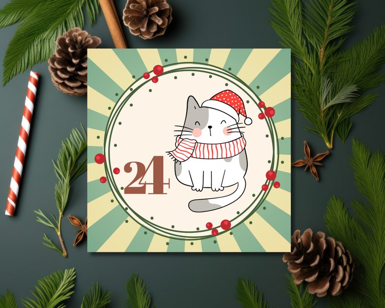 Advent Calendar, Christmas Numbers, Christmas Countdown, Advent ...