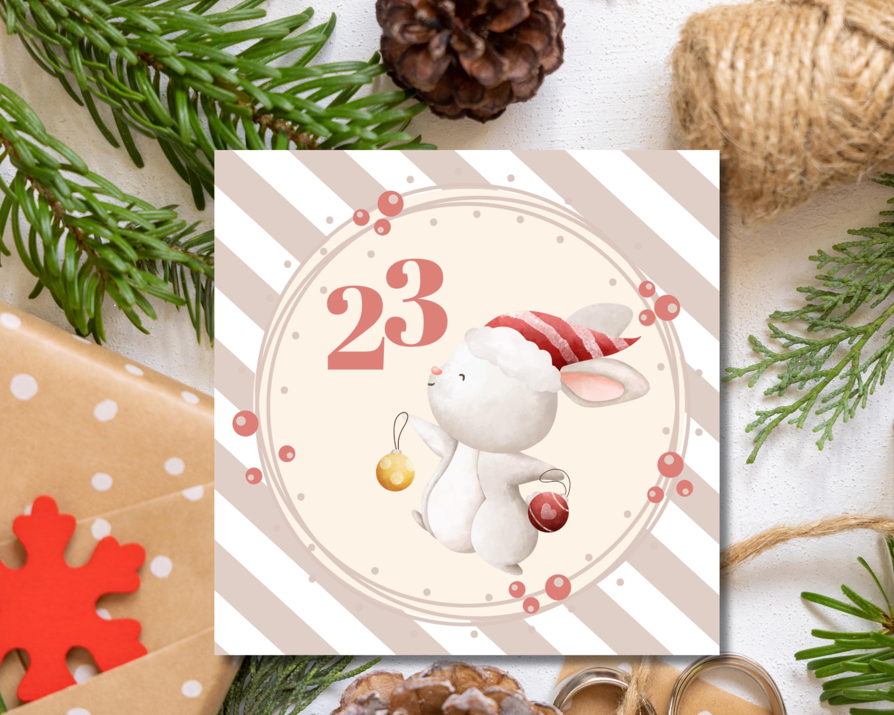 Advent Calendar, Christmas Numbers, Christmas Countdown, Advent ...