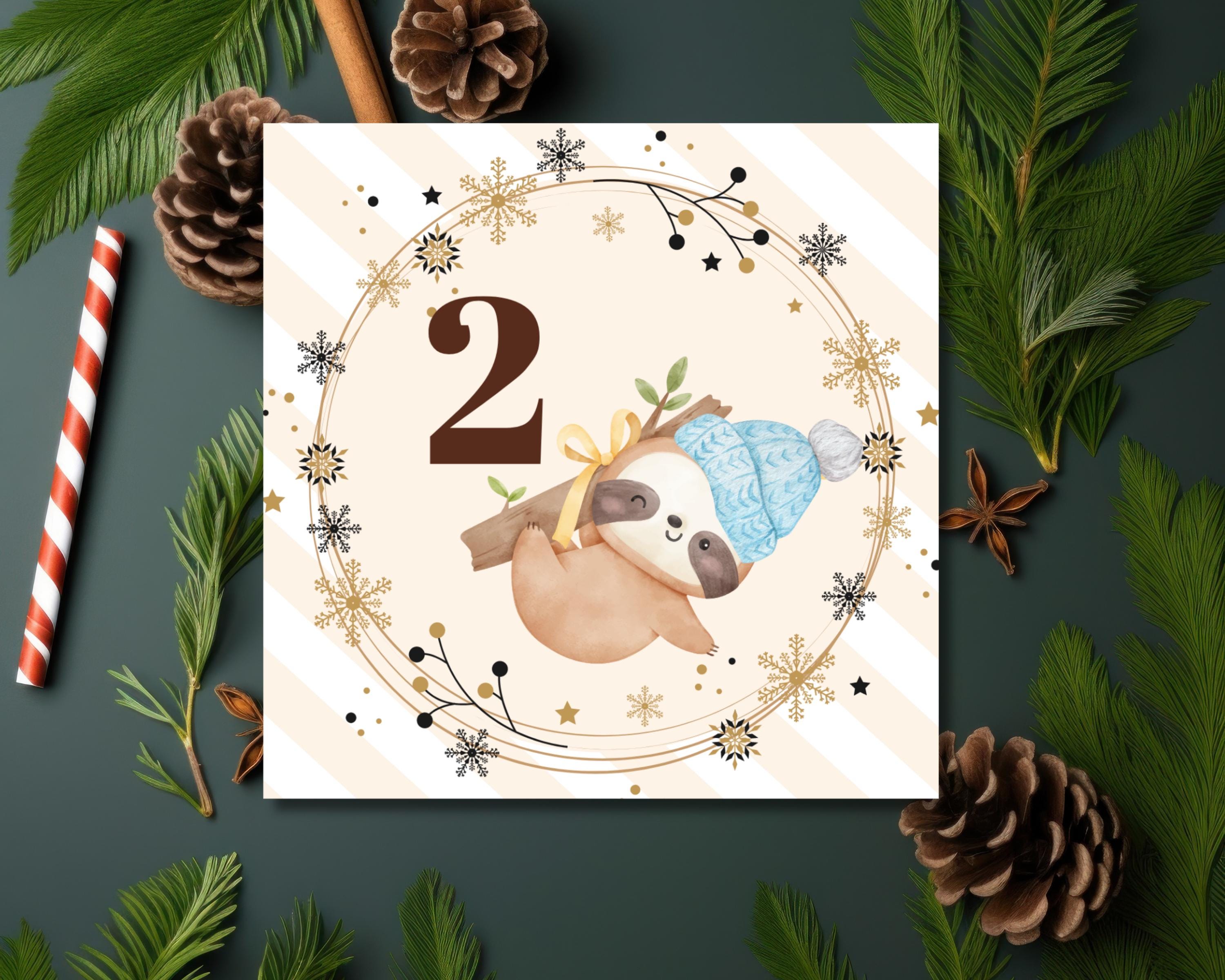 Advent Calendar, Christmas Numbers, Christmas Countdown, Advent ...