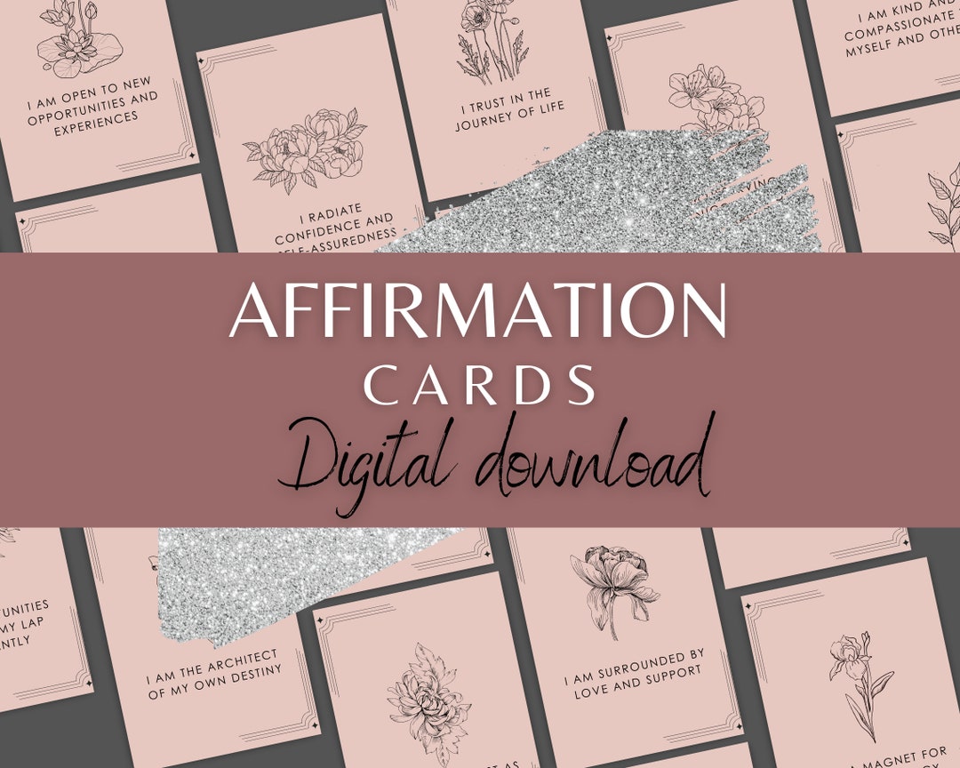 Affirmation Cards, Affirmation Card Deck, Positive Affirmation, Vision ...