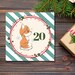 Advent Calendar Christmas Numbers Christmas Countdown - Etsy