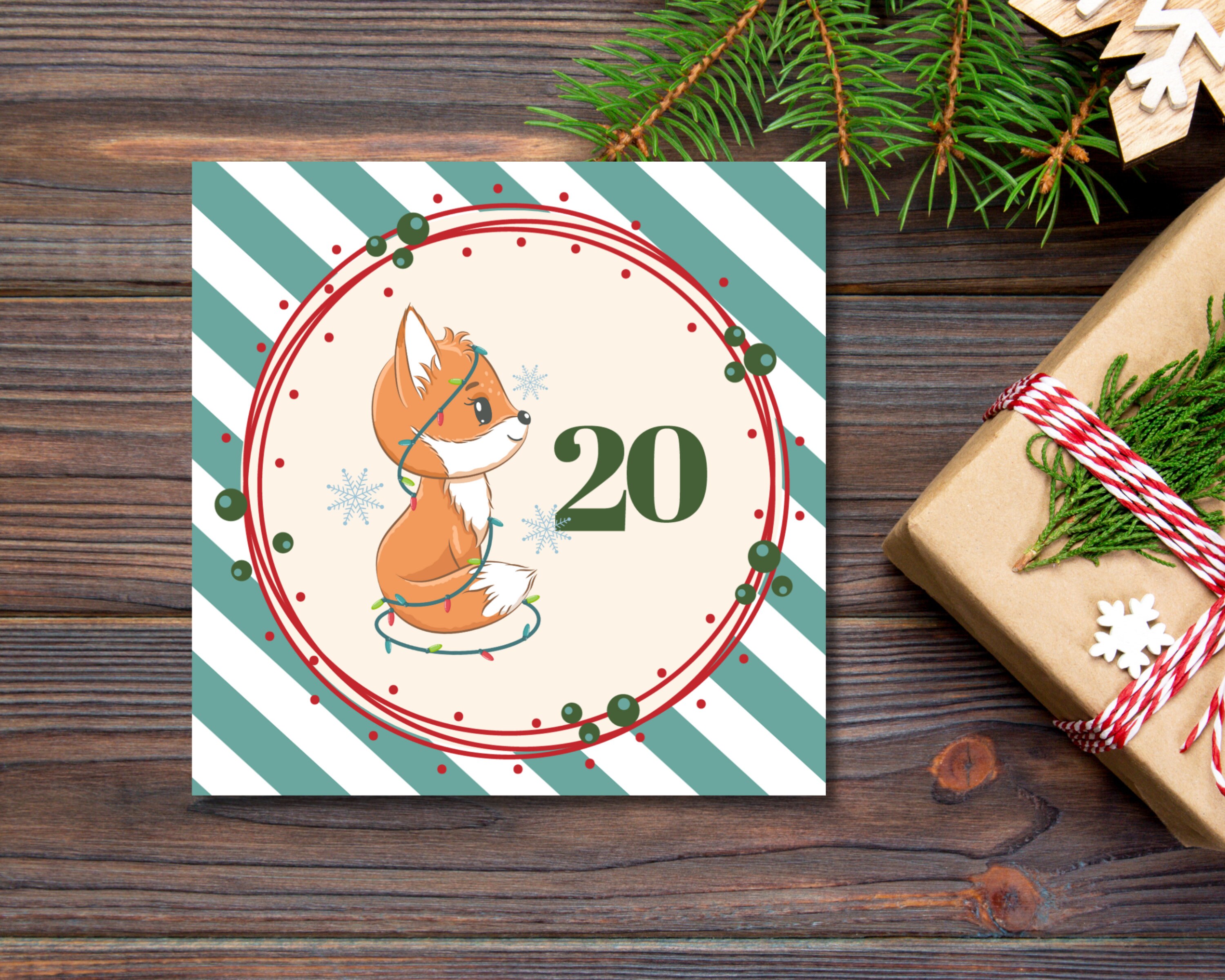 Advent Calendar, Christmas Numbers, Christmas Countdown, Advent ...