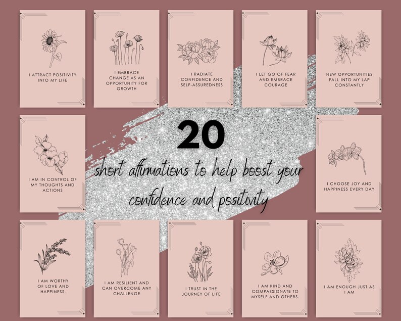 Affirmation Cards, Affirmation Card Deck, Positive Affirmation, Vision ...