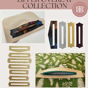 Zipper Overlay SVG Templates: 6 Designs, 60 Shapes (PDF Pattern) - Etsy