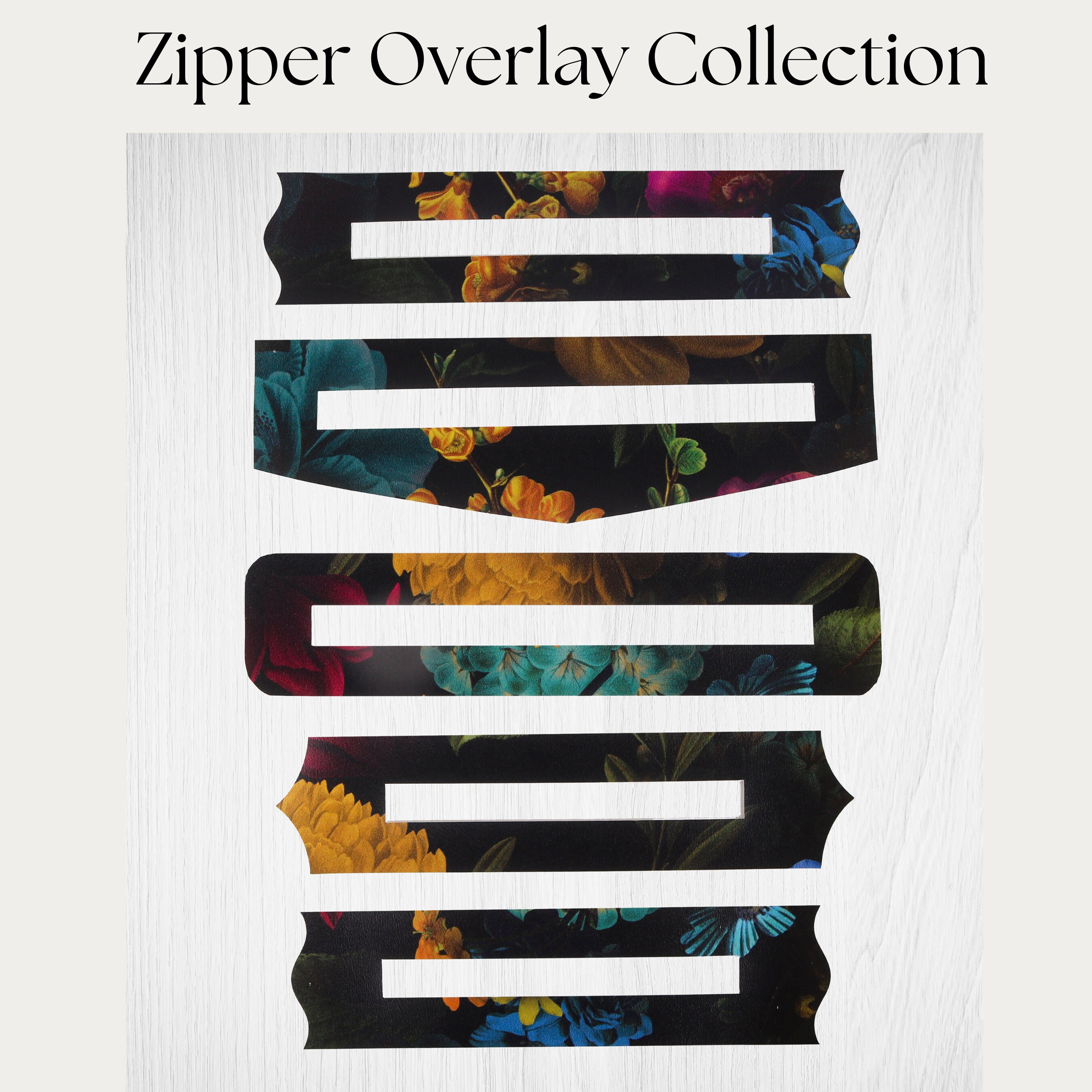 Zipper Overlay Template Zipper Overlay PDF Template Zipper - Etsy Australia