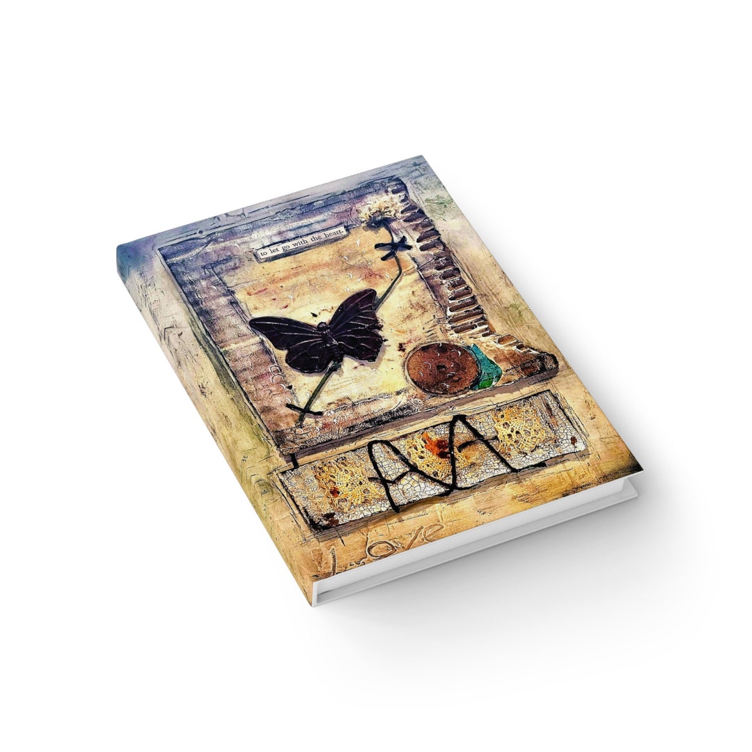 Letting Go Hard Cover Journal, 128 Blank Pages, 5x7 Art Journal ...