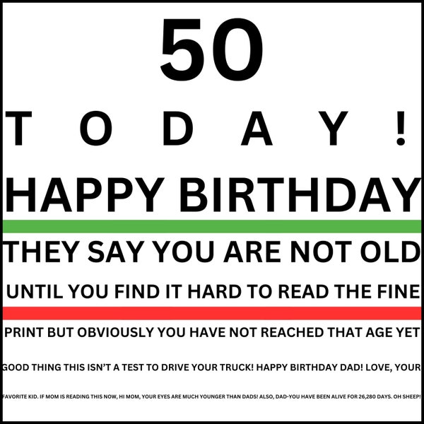 Funny 50th Birthday - Etsy