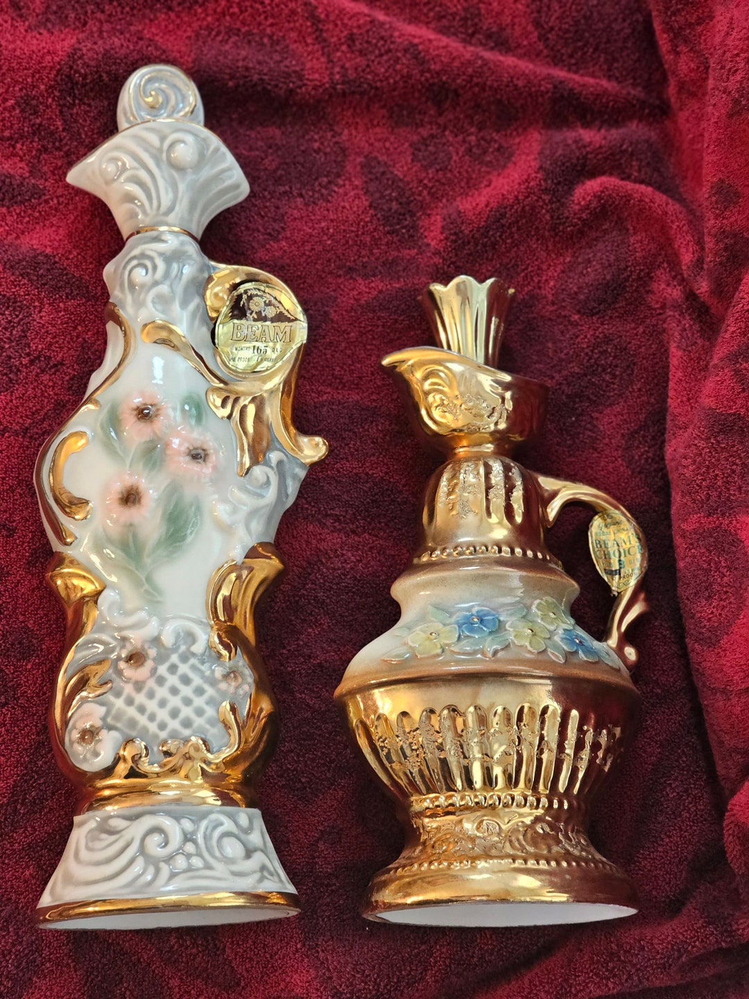 Two Jim Beam Decorative Decanters. - Etsy