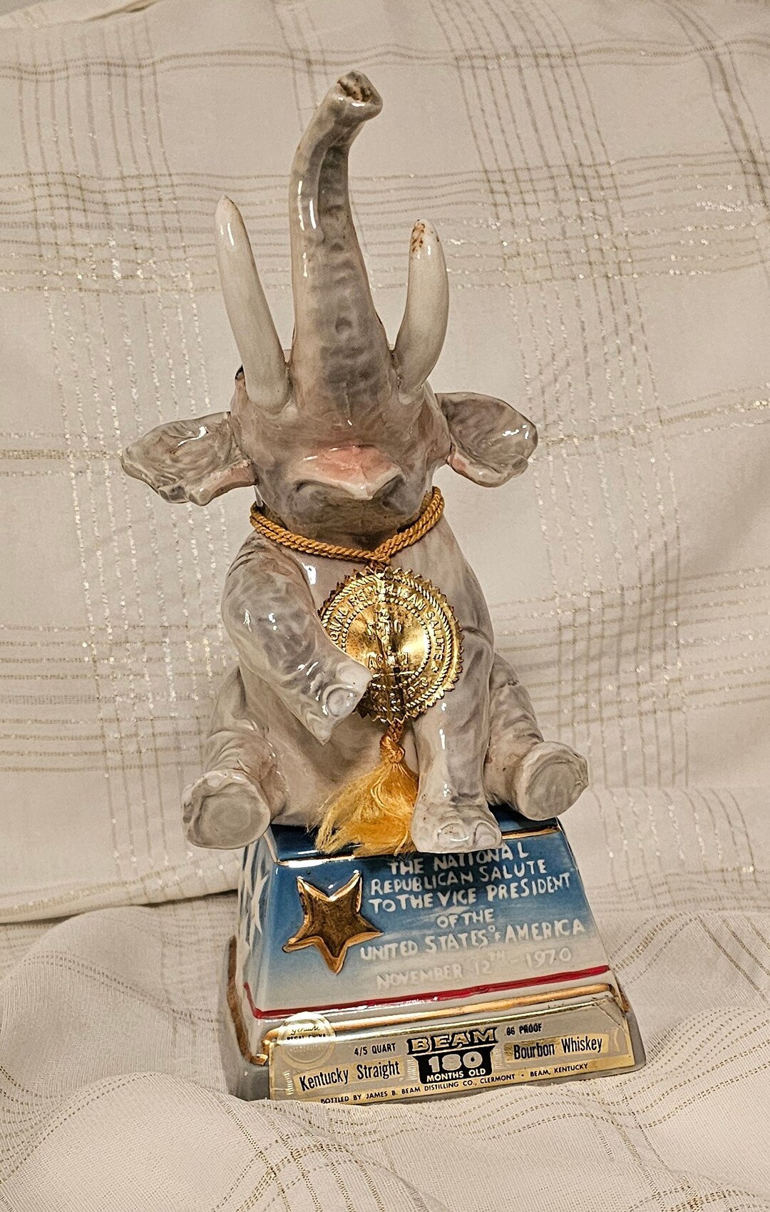 Extremely Rare Jim Beam Spiro Agnew Decanter - Etsy