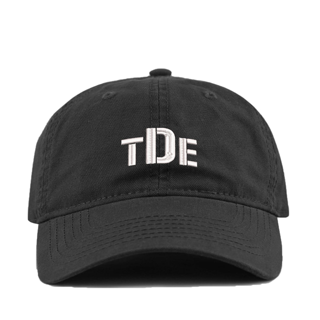 TDE OG Top Dawg Ent Dad Hat Black W/ White Logo Kendrick Lamar ...