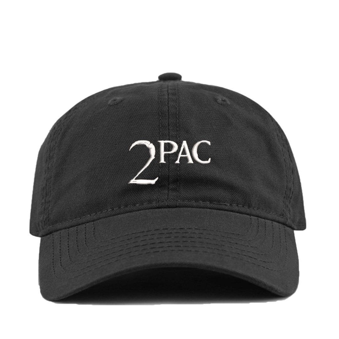 2pac Black Dad Hat W/white Logo Makaveli Death Row Snoop Dogg Dr Dre ...