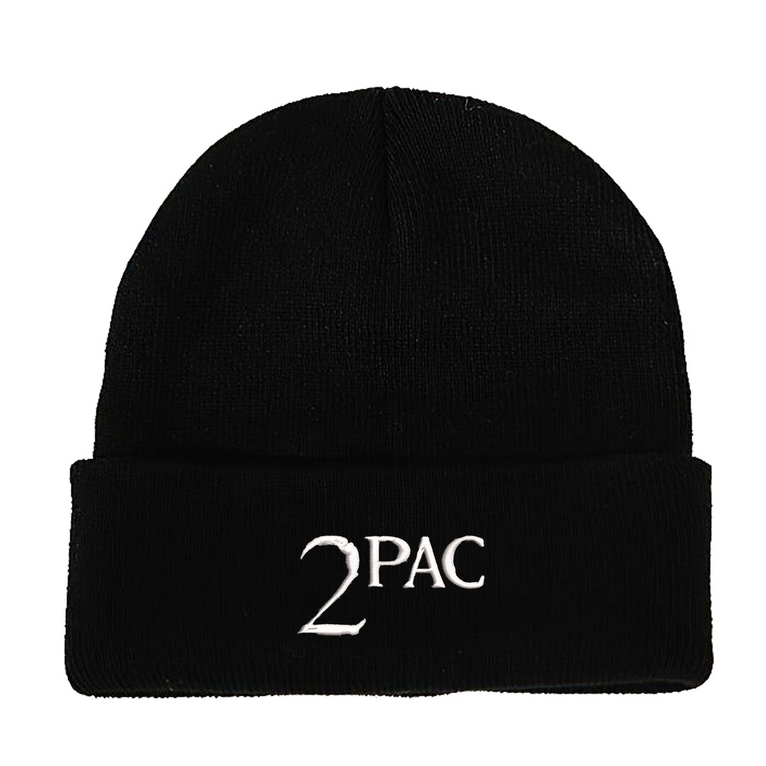 2pac Black Beanie W/white Logo Makaveli Death Row Snoop Dogg Dr Dre Suge Knight - Etsy