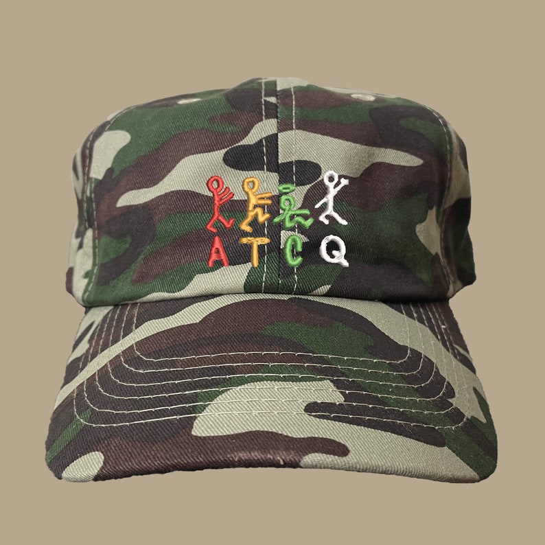A Tribe Called Quest ATCQ Dad Hat Black W/ Mutli Color Logo NWOT Q TIP ...