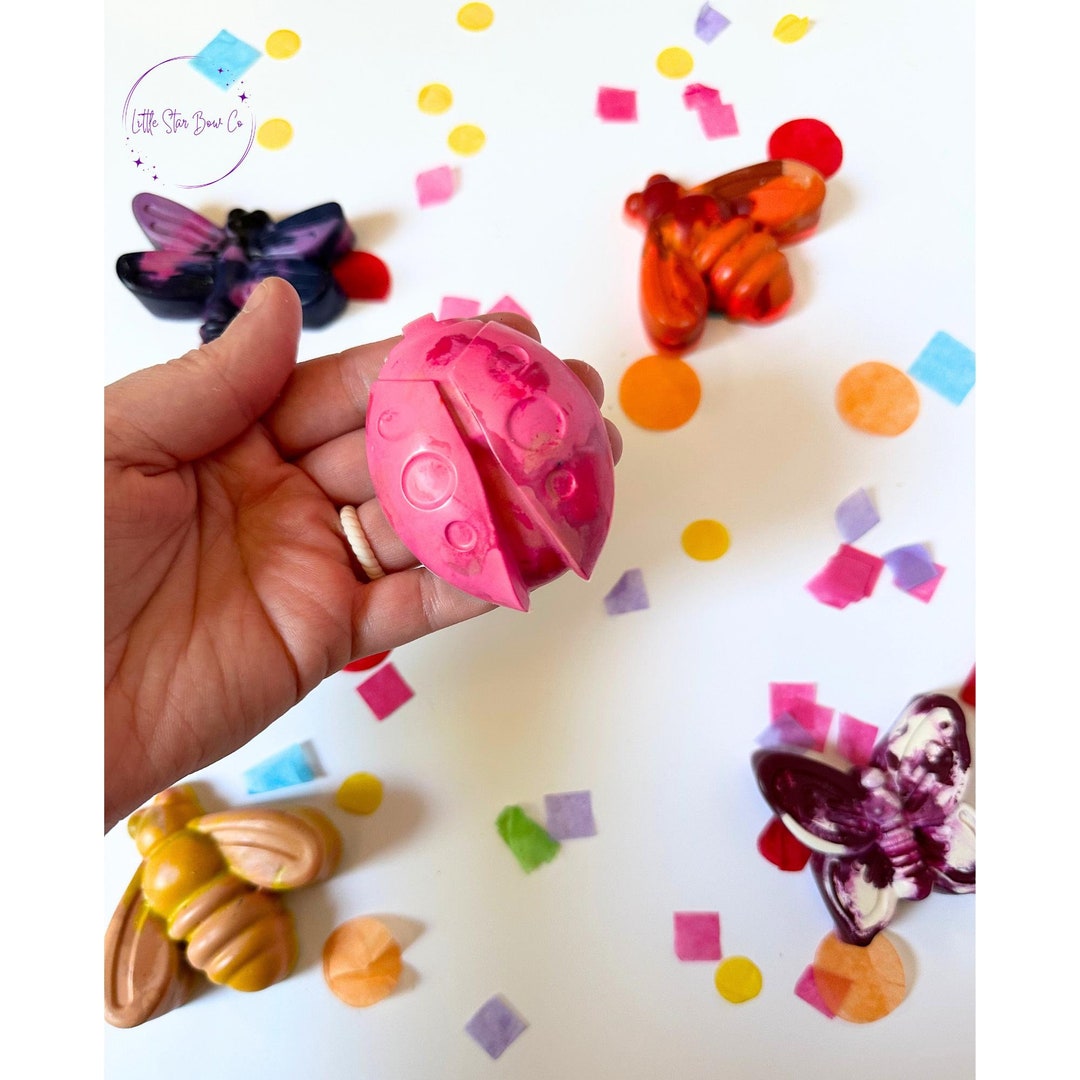 Bug Crayon, Set of 4 or Individual | Insect Crayons | Solid Color or ...