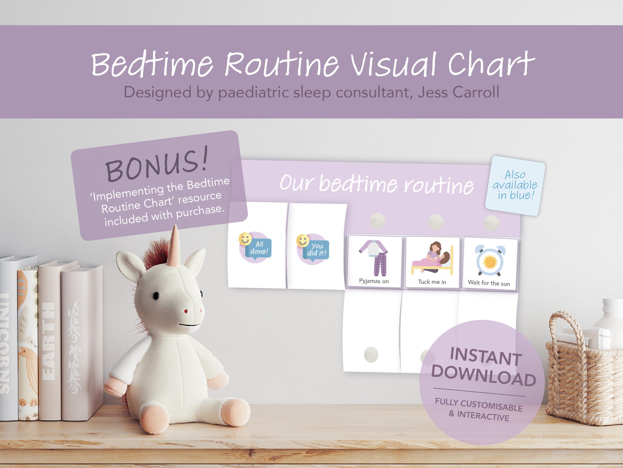 Bedtime Routine Visual Chart/ Sleep Help/sleep Aid/sleep - Etsy