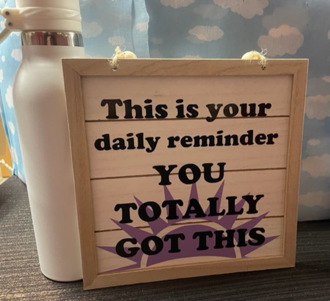 Handmade Positive Affirmation Sign - Etsy