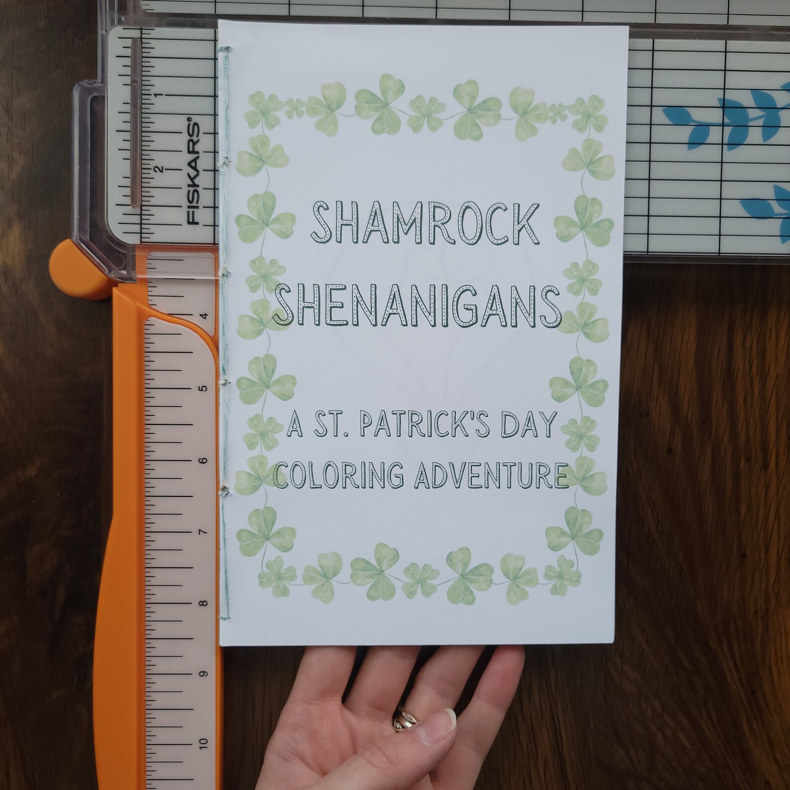 Shamrock Activity Booklet | St Patrick's Day Favor | Childrens Coloring ...