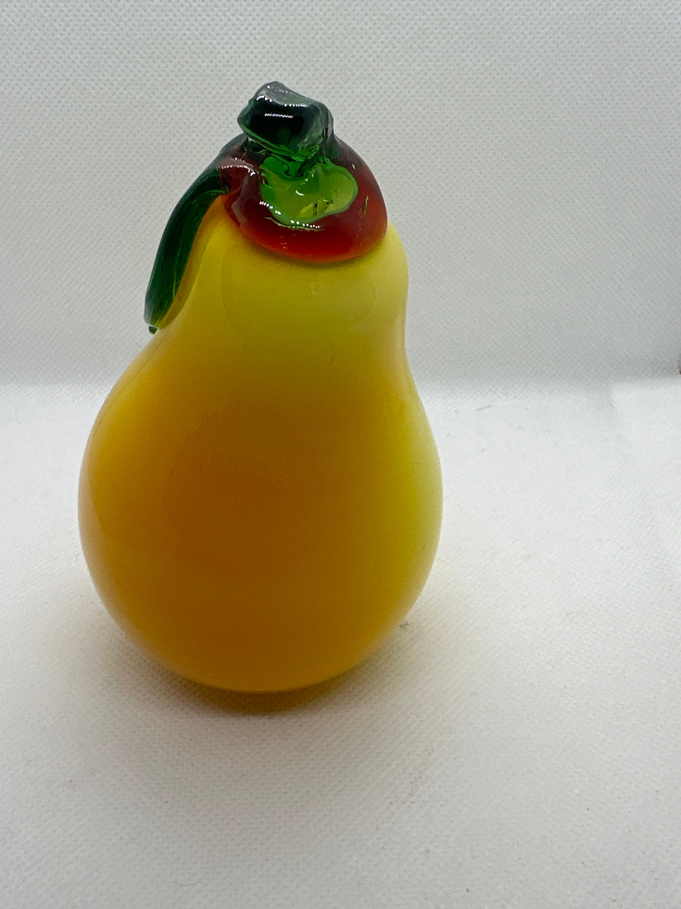 Murano Style Blown Art Glass Pear - Etsy