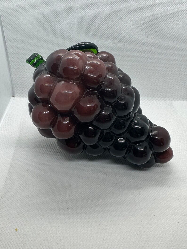Murano Style Blown Art Glass Grapes - Etsy