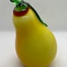 Murano Style Blown Art Glass Pear - Etsy