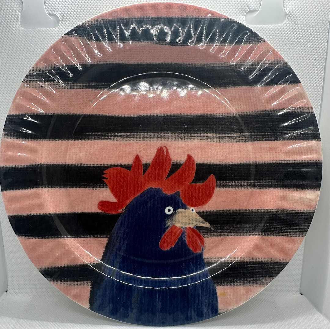 Anthropologie Holly Frean Chicken Plate No.1 - Etsy