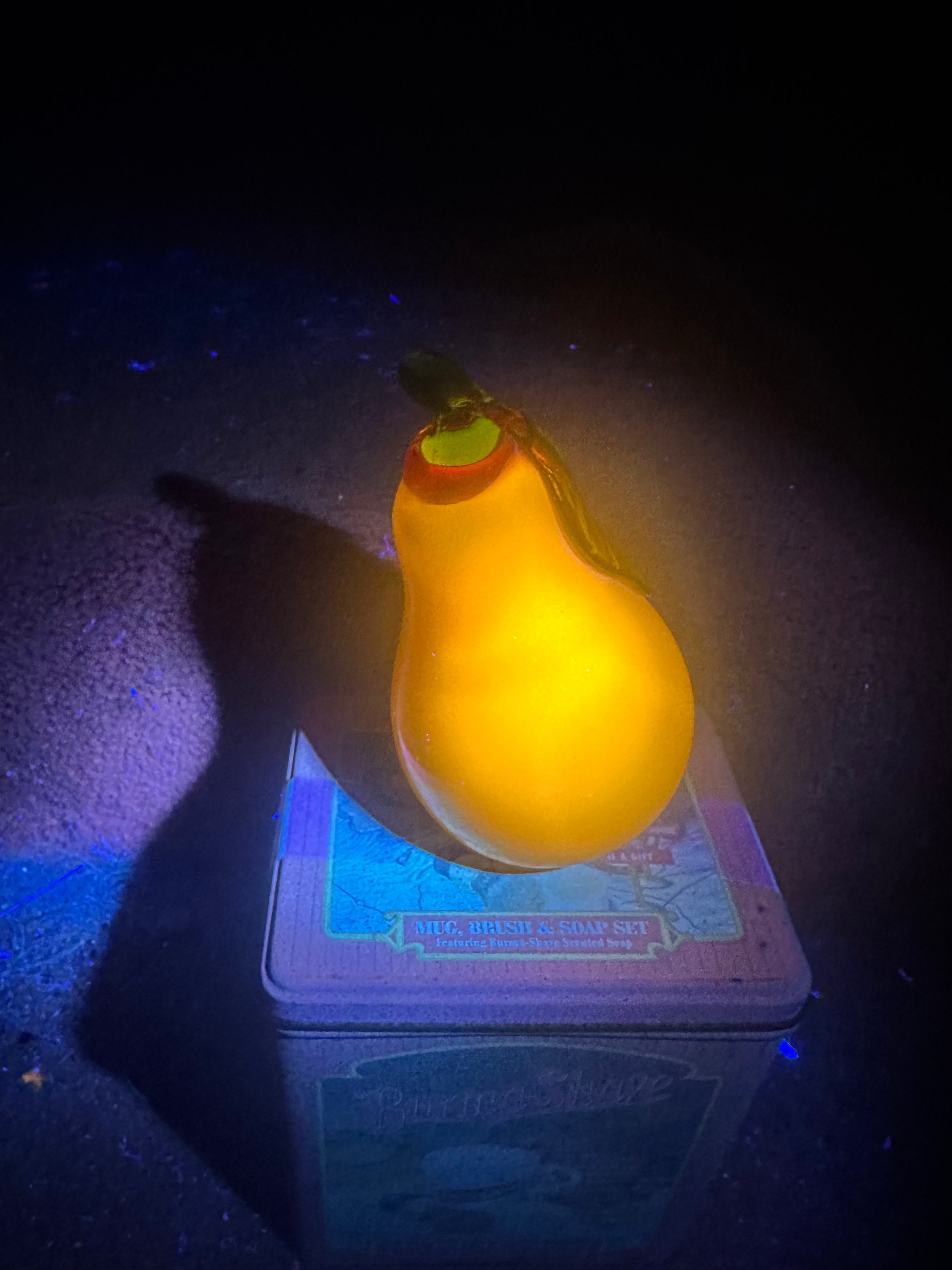 Murano Style Blown Art Glass Pear - Etsy
