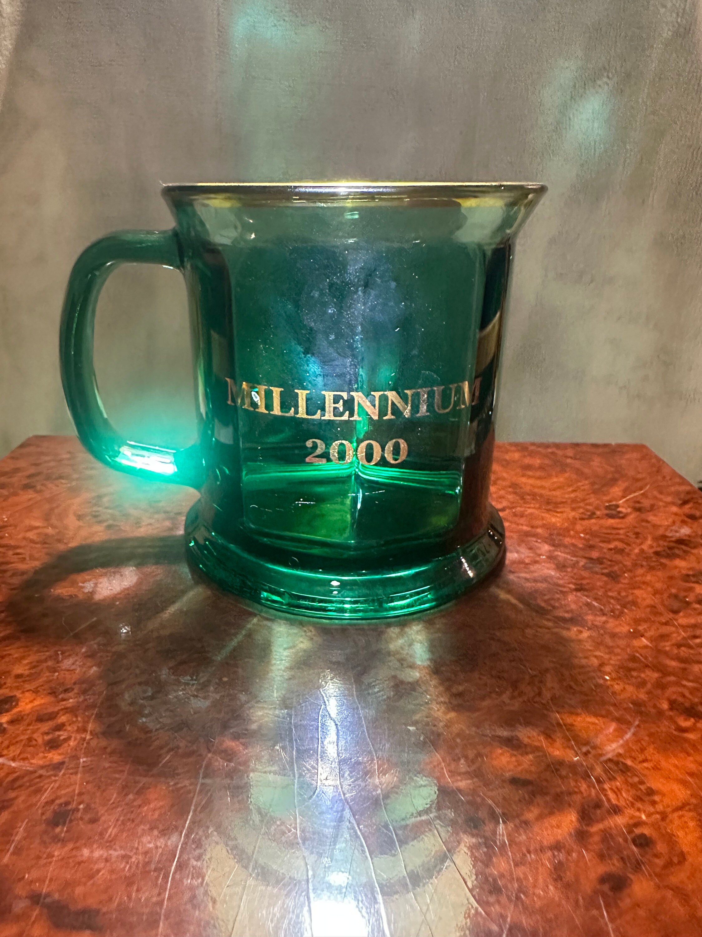 Very Rare Shades of Green Walt Disney Green Glass Millennial ...