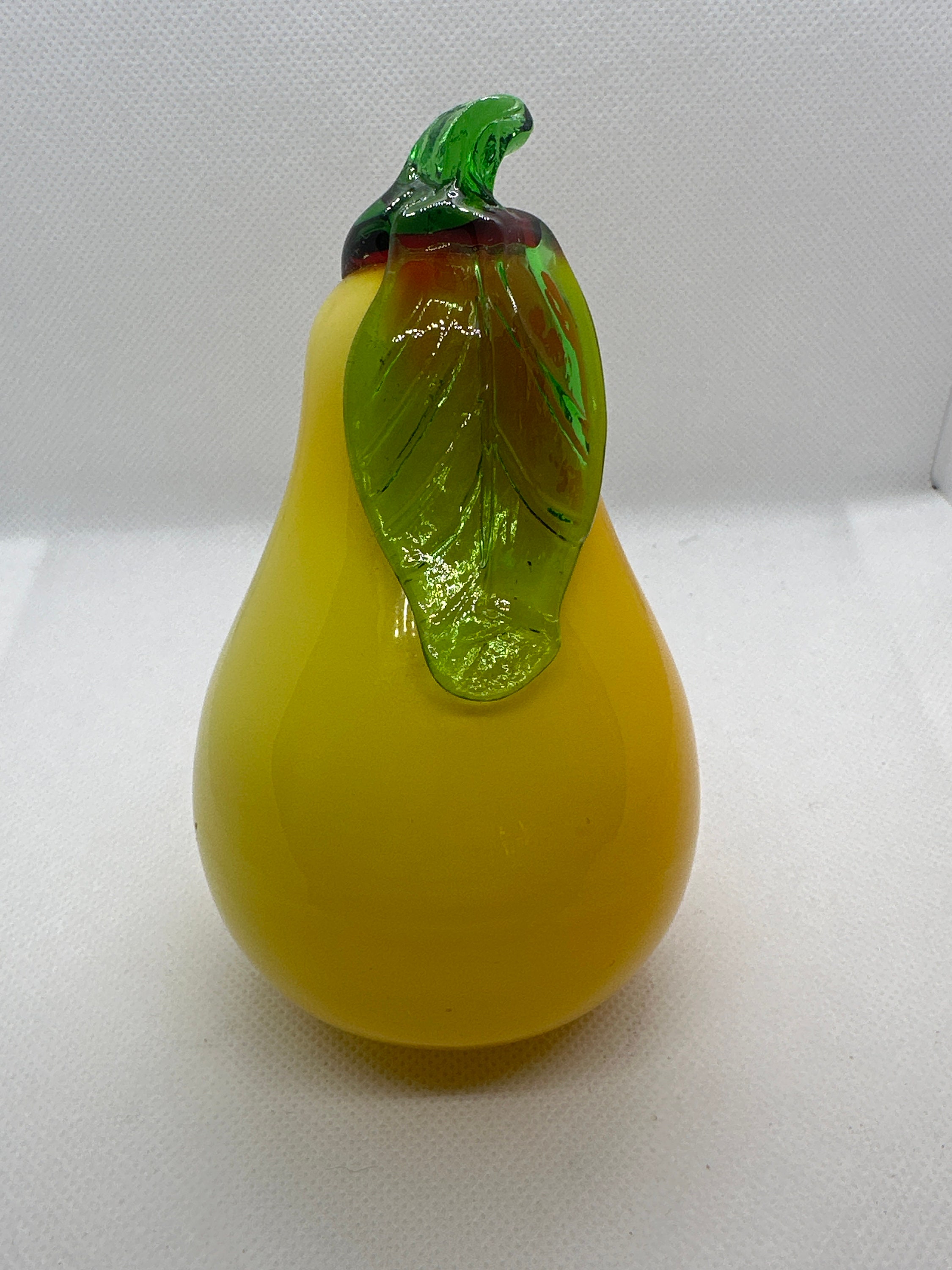 Murano Style Blown Art Glass Pear - Etsy