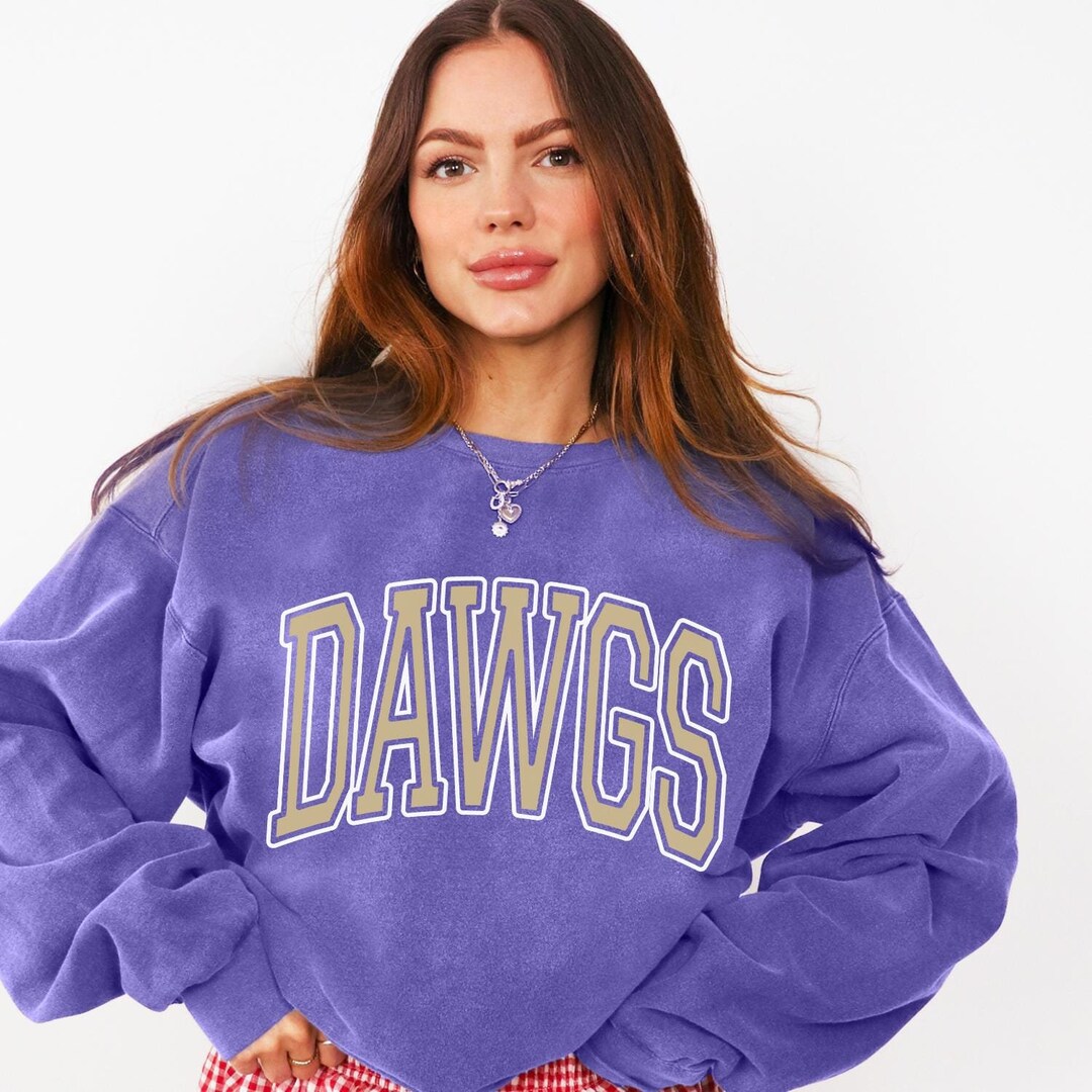 Washington Huskies Comfort Colors Sweatshirt, 'dawgs' Vintage ...