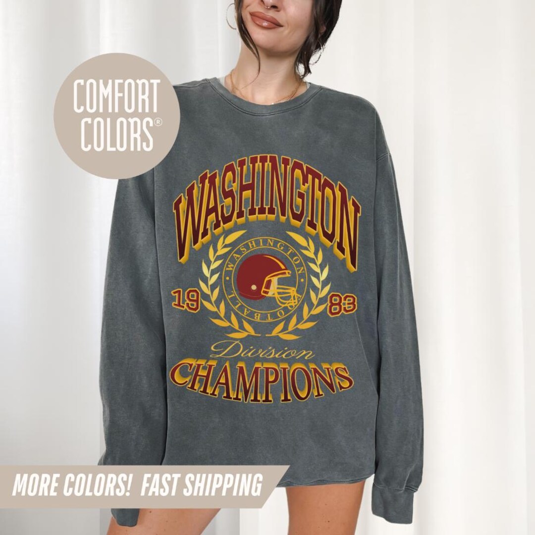 Washington Commanders COMFORT COLORS Sweatshirt Vintage 90s, Throwback ...