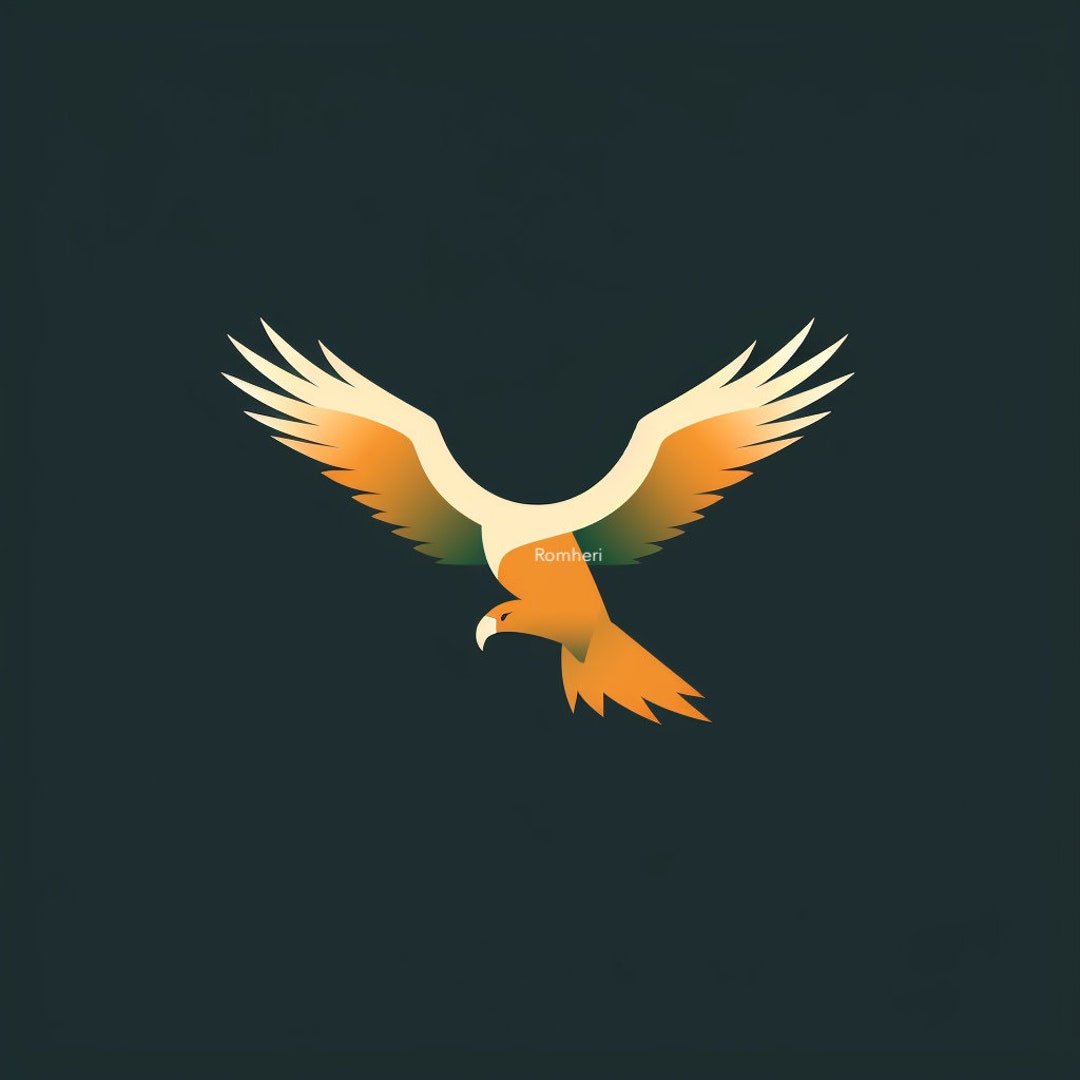 Hawk Logo Hawk SVG Hawk PNG Digital Print Logo Branding - Etsy
