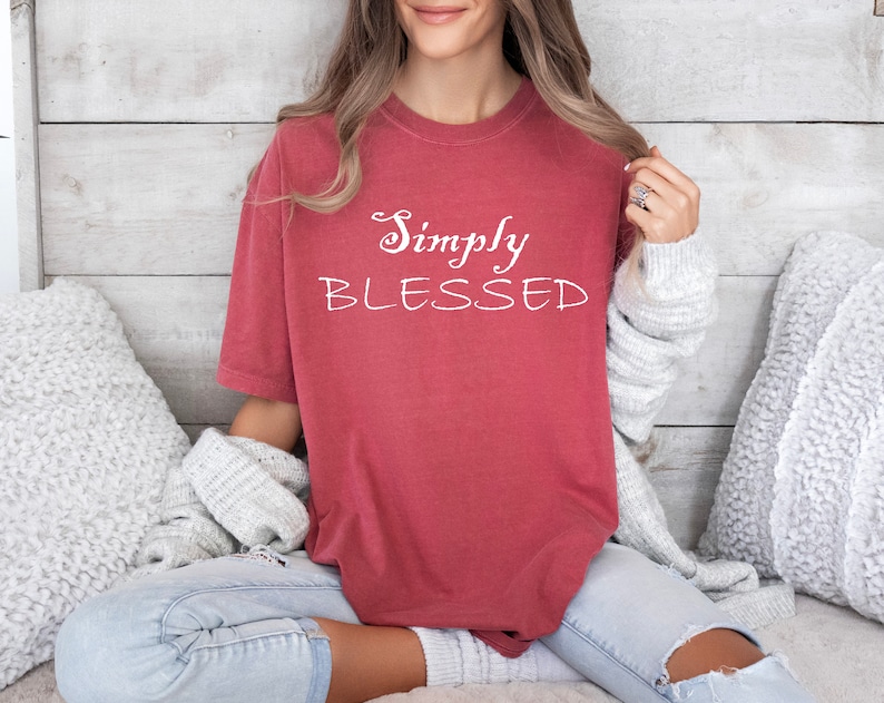 Simply Blessed Shirts - Etsy