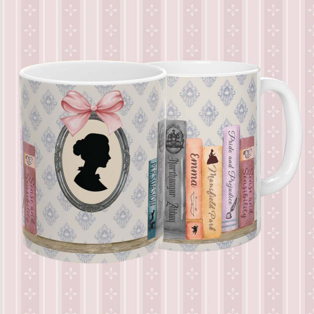 Coquette Jane Austen Gift, Pride and Prejudice Gift, Jane Austen Tea ...