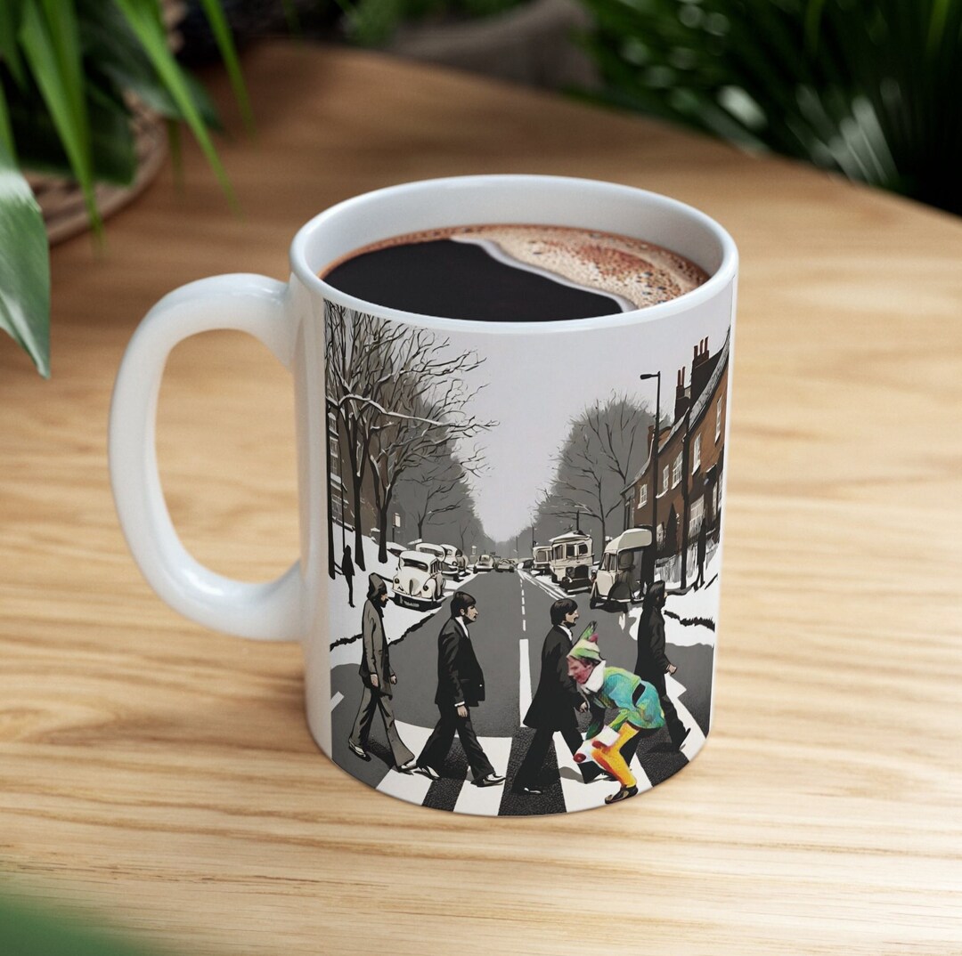 Beatles Christmas, Abbey Road, Christmas Mug, Buddy the Elf, Elf Mug ...