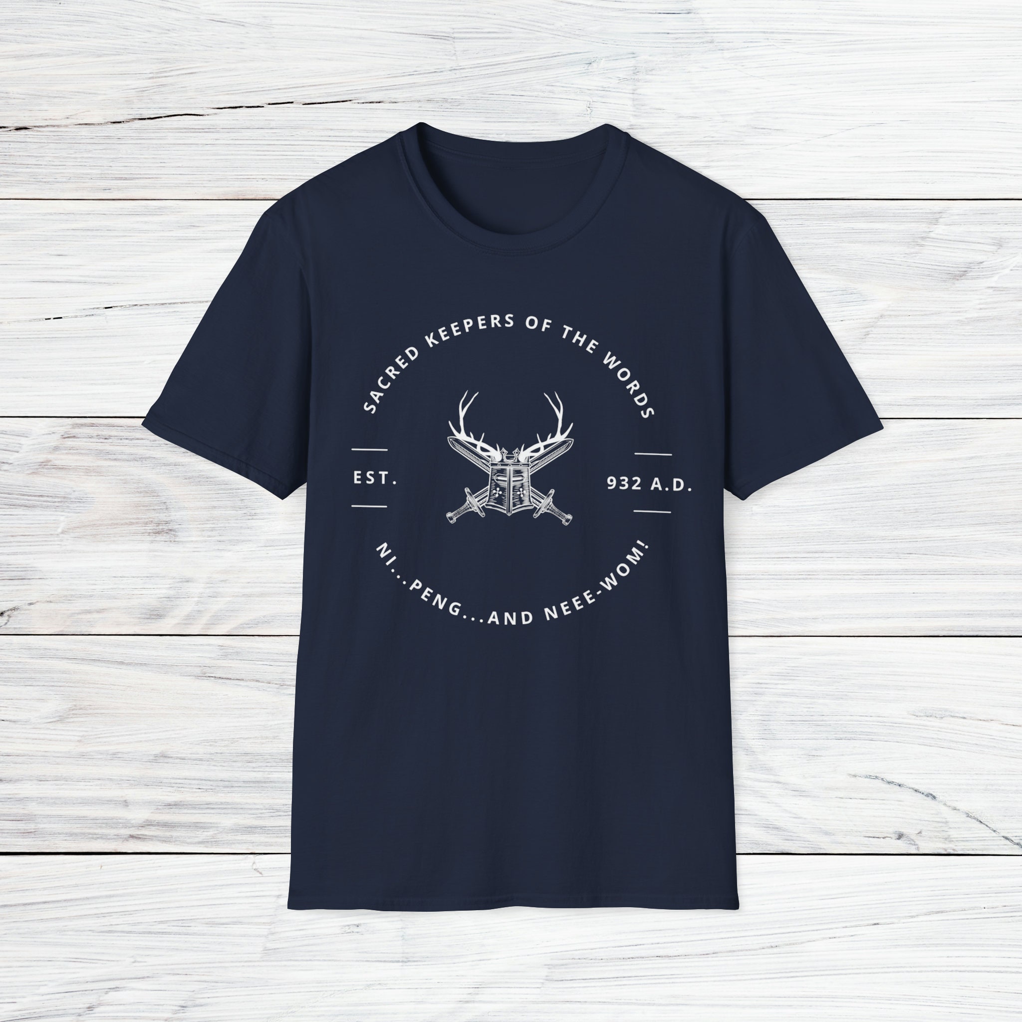 Knights Who Say Ni Shirt Keepers of Sacred Word Ni Monty Python and the ...