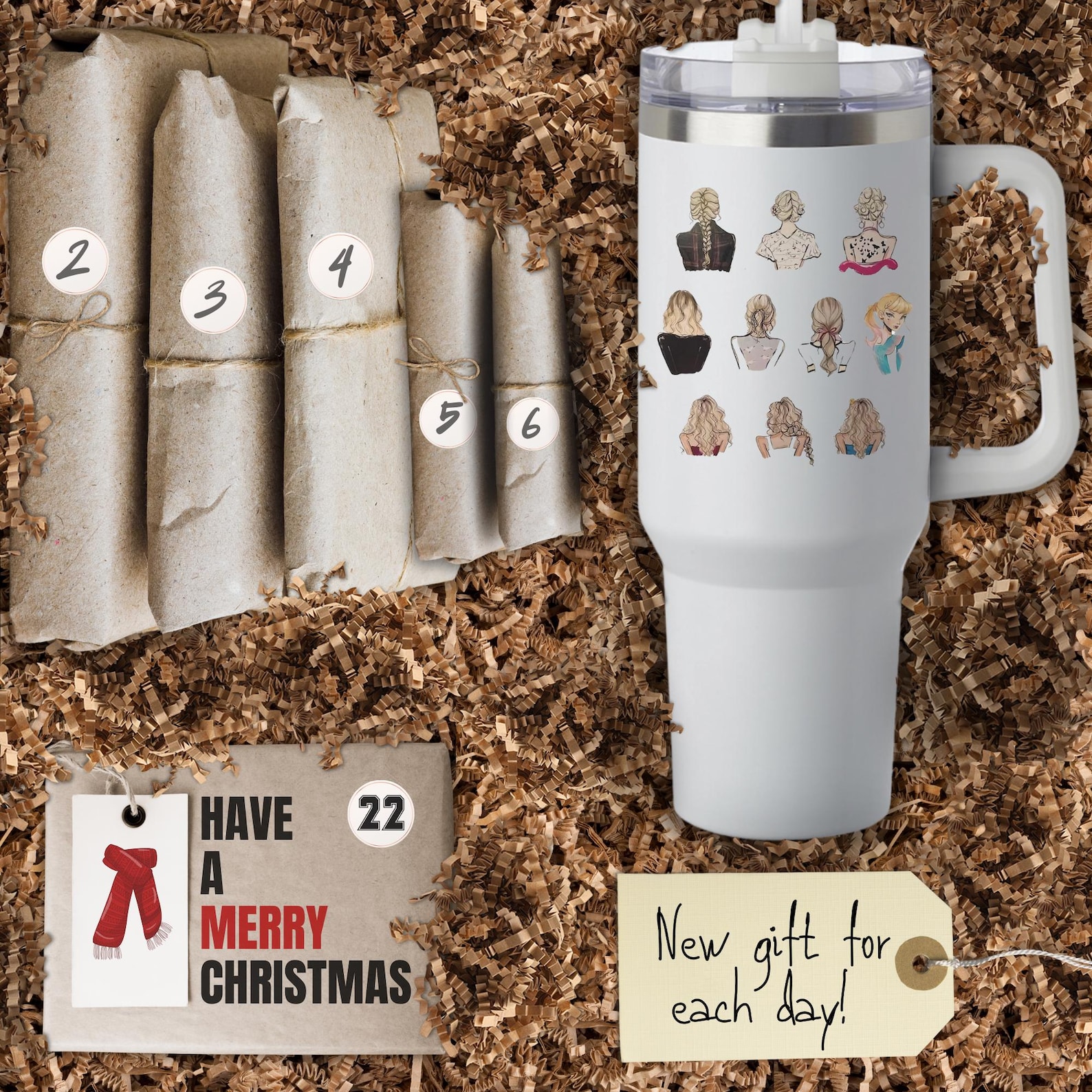Swifty Christmas Advent Calendar Count Down Holiday Calendar Eras Tour ...