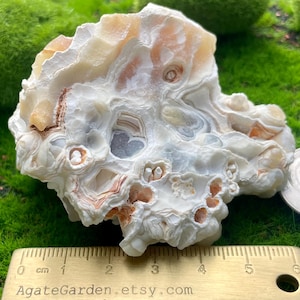 Naturally Formed Mountain Shape Botryoidal Madgascar Chalcedony With ...