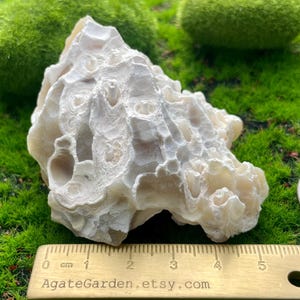 Naturally Formed Mountain Shape Botryoidal Madgascar Chalcedony With ...