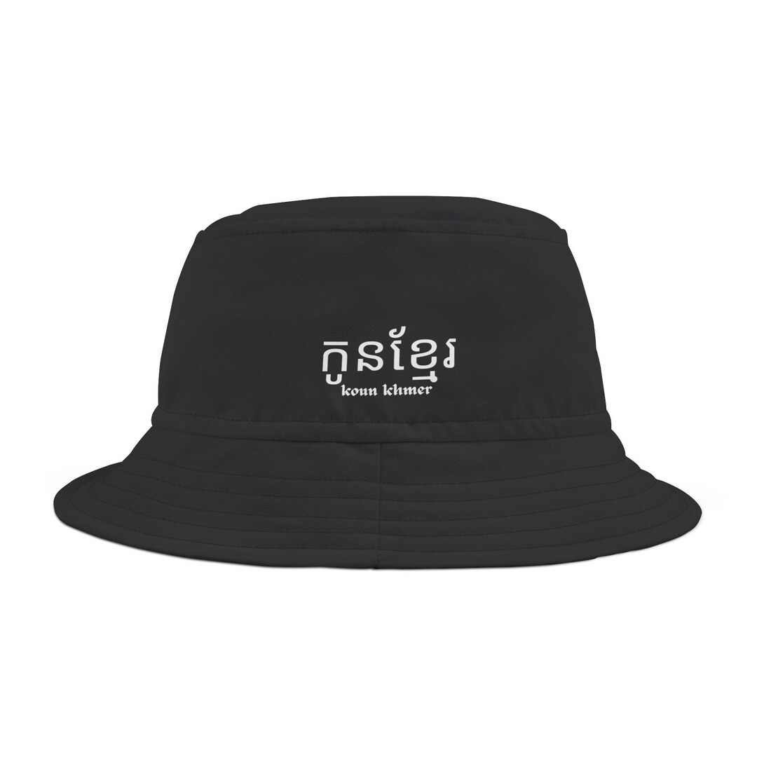Koun Khmer Written Script Bucket Hat - Etsy
