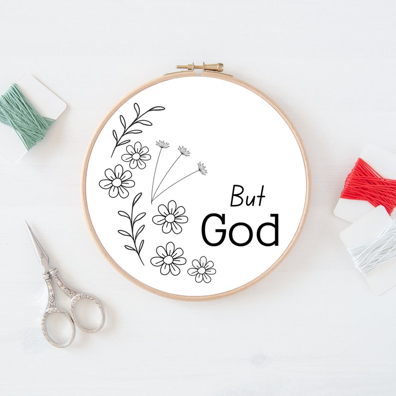 Hand Embroidery TEMPLATE ONLY PDF Pattern Christian Verse Embroidery ...